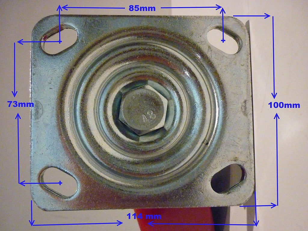 CASTER WHEEL ( 6 X 2 ) INCH POLYCAST SWIVEL- HEAVY DUTY - 300KG RATING ...